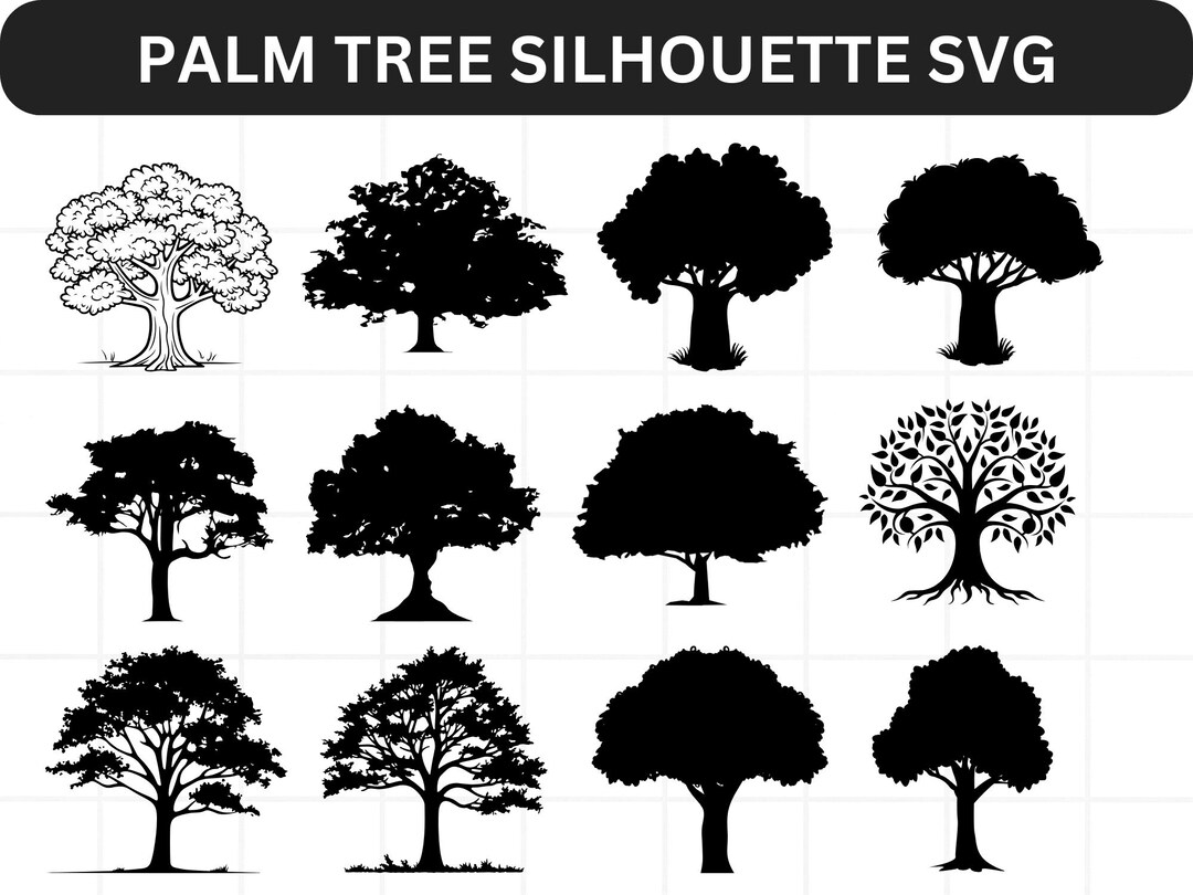 Oak Tree SVG Bundle , Tree Svg, Big Tree Svg, Oak SVG, Outdoor SVG ...