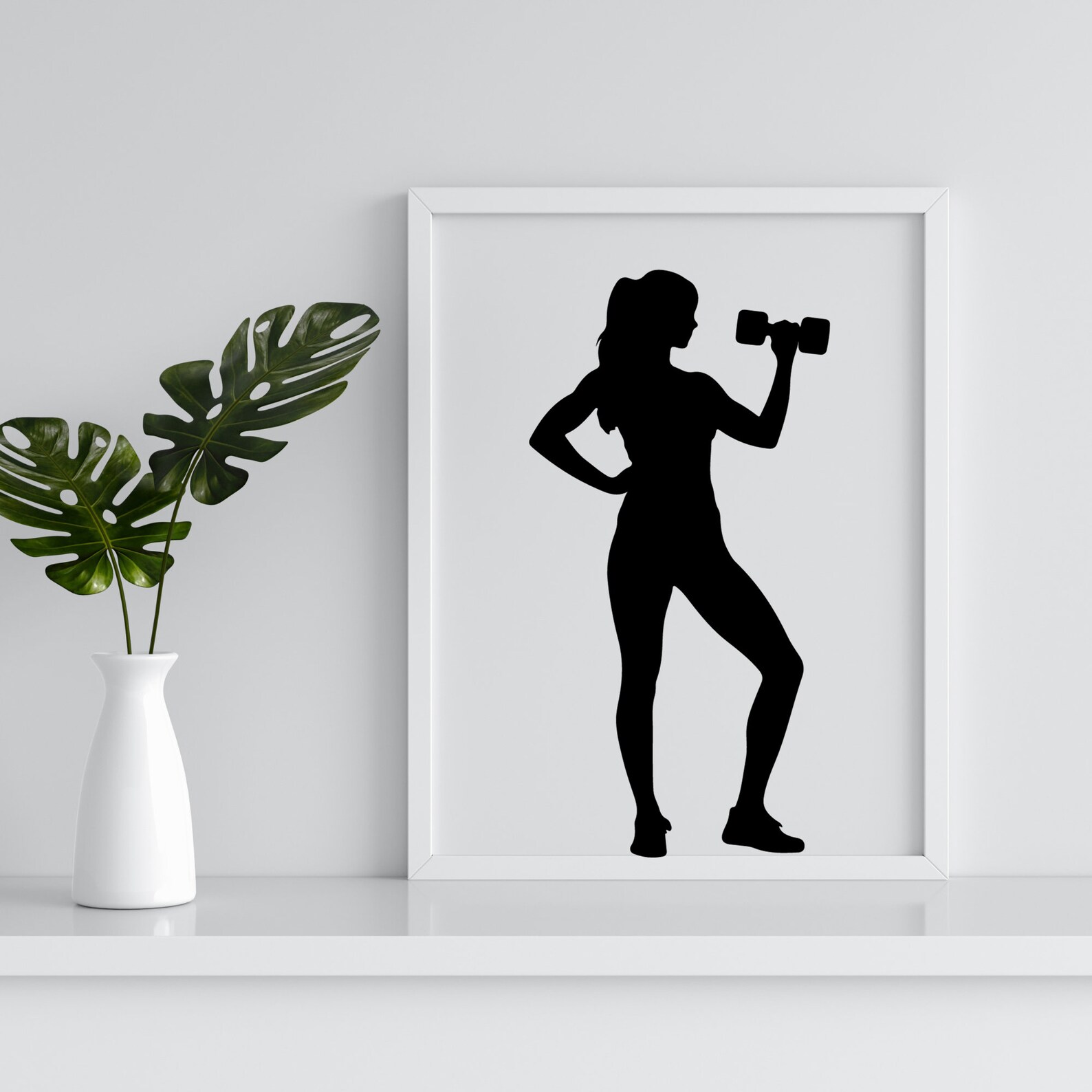 Fitness Girl Svg ,black Woman Svg, Workout SVG Bundle, Woman With ...