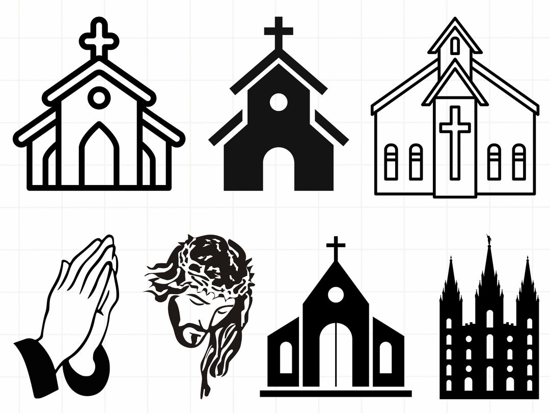 Church SVG, Church Cricut, Church Silhouette, Church Cut File ...
