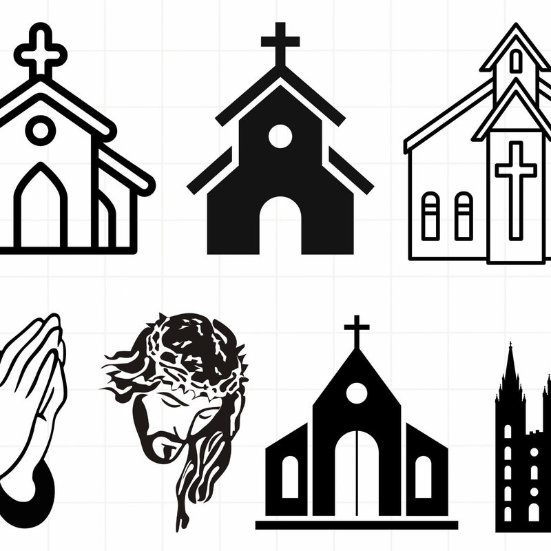 Church Svg File - Etsy