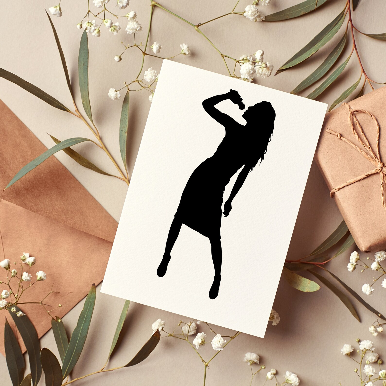 Singer Svg, Singing People Svg, Women Singing Song , Dancing and ...