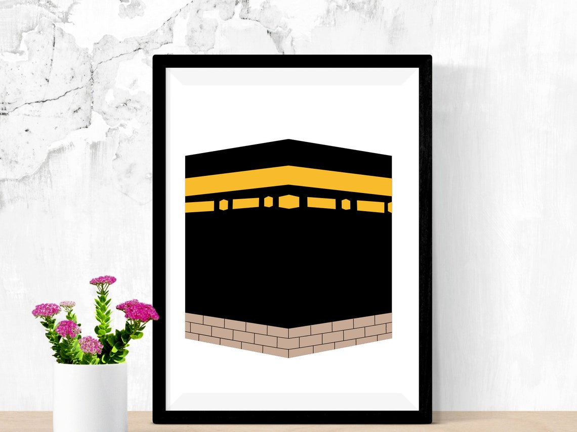 Kaaba Svg, Mecca Svg, Islamic Svg, Kaba Cutting Image, Masjid Al-haram ...
