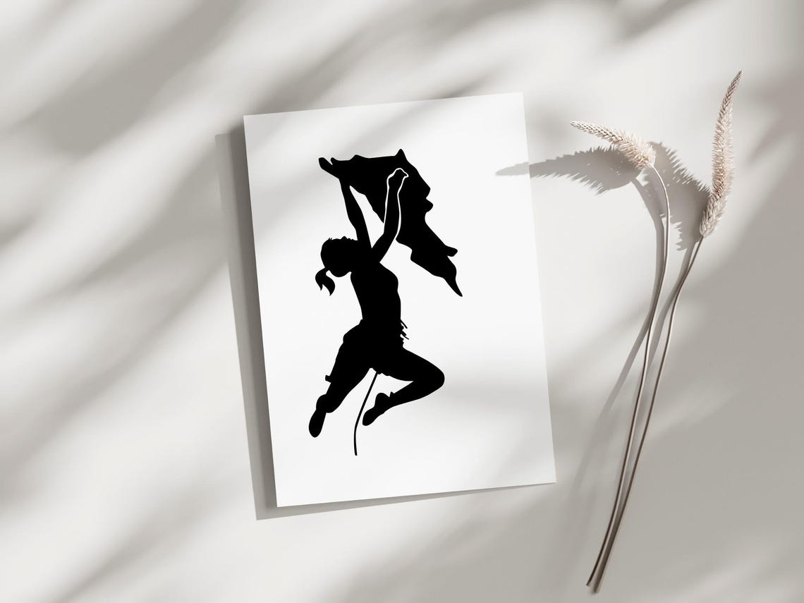 Climbing Man Svg, Mountain Climbing Svg, Rock Climber Svg, Rock ...