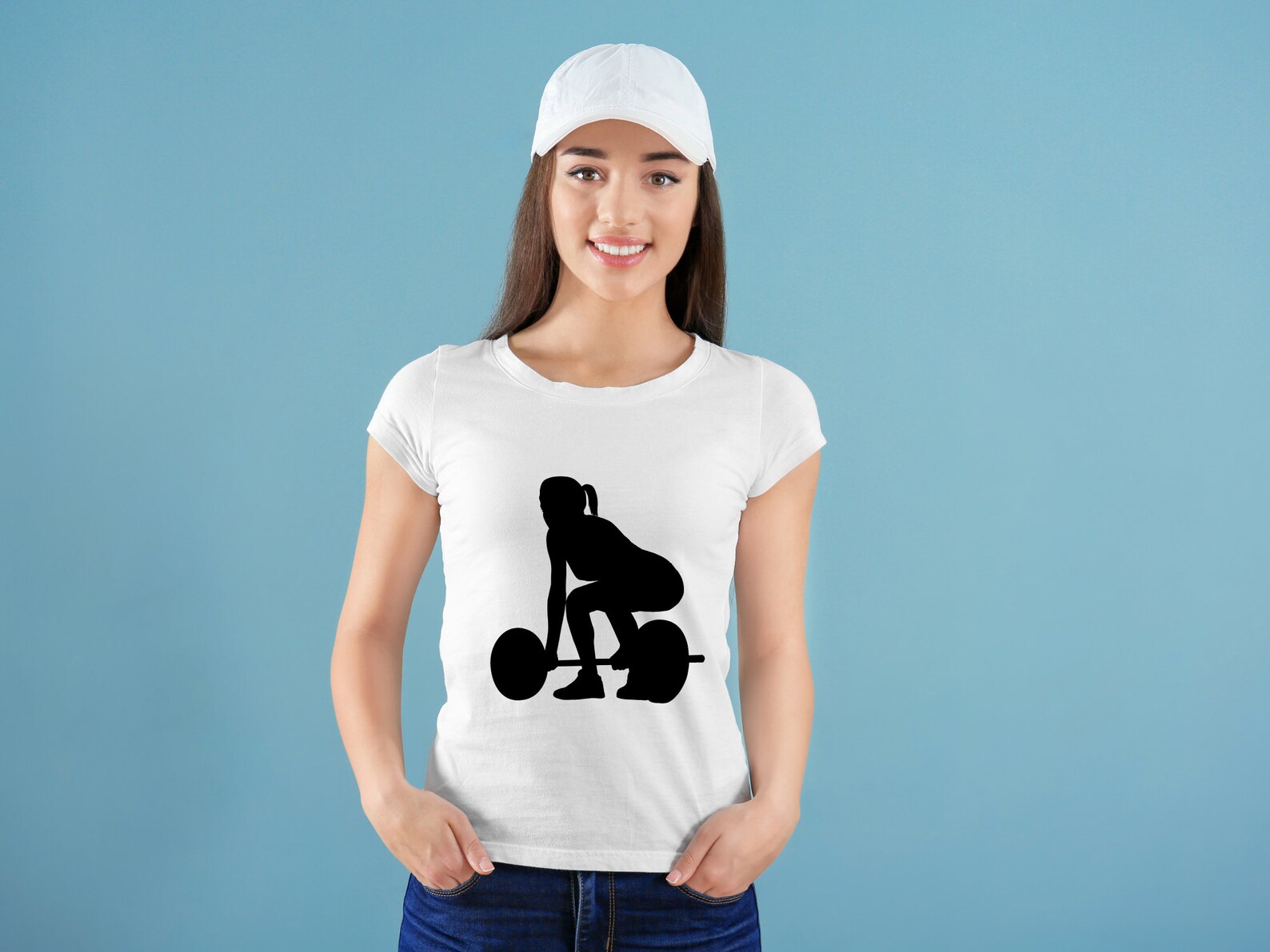 Fitness Girl Svg, Gym Silhouette, Barbell SVG, Crossfit Svg, Gym Girls ...