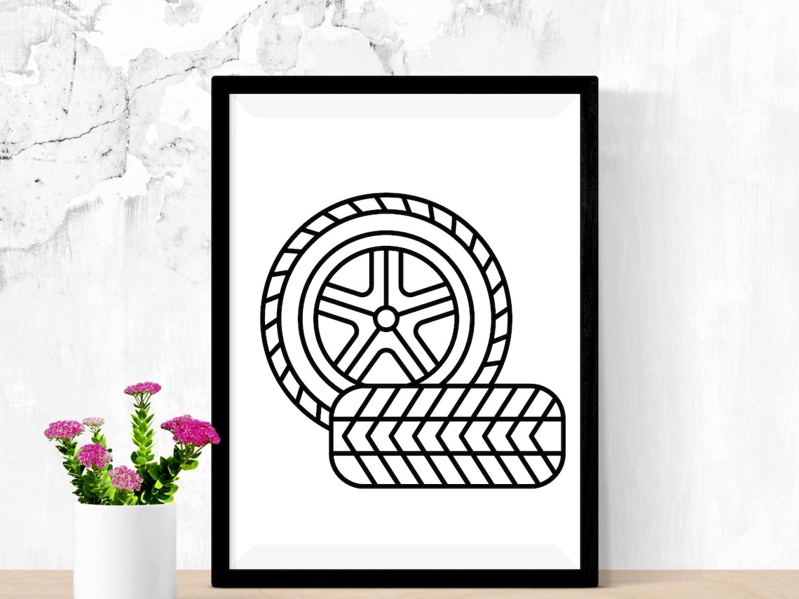 Tires SVG Bundle, Car Tires Svg , Wheel Svg, Car Tire Svg, Wheel ...