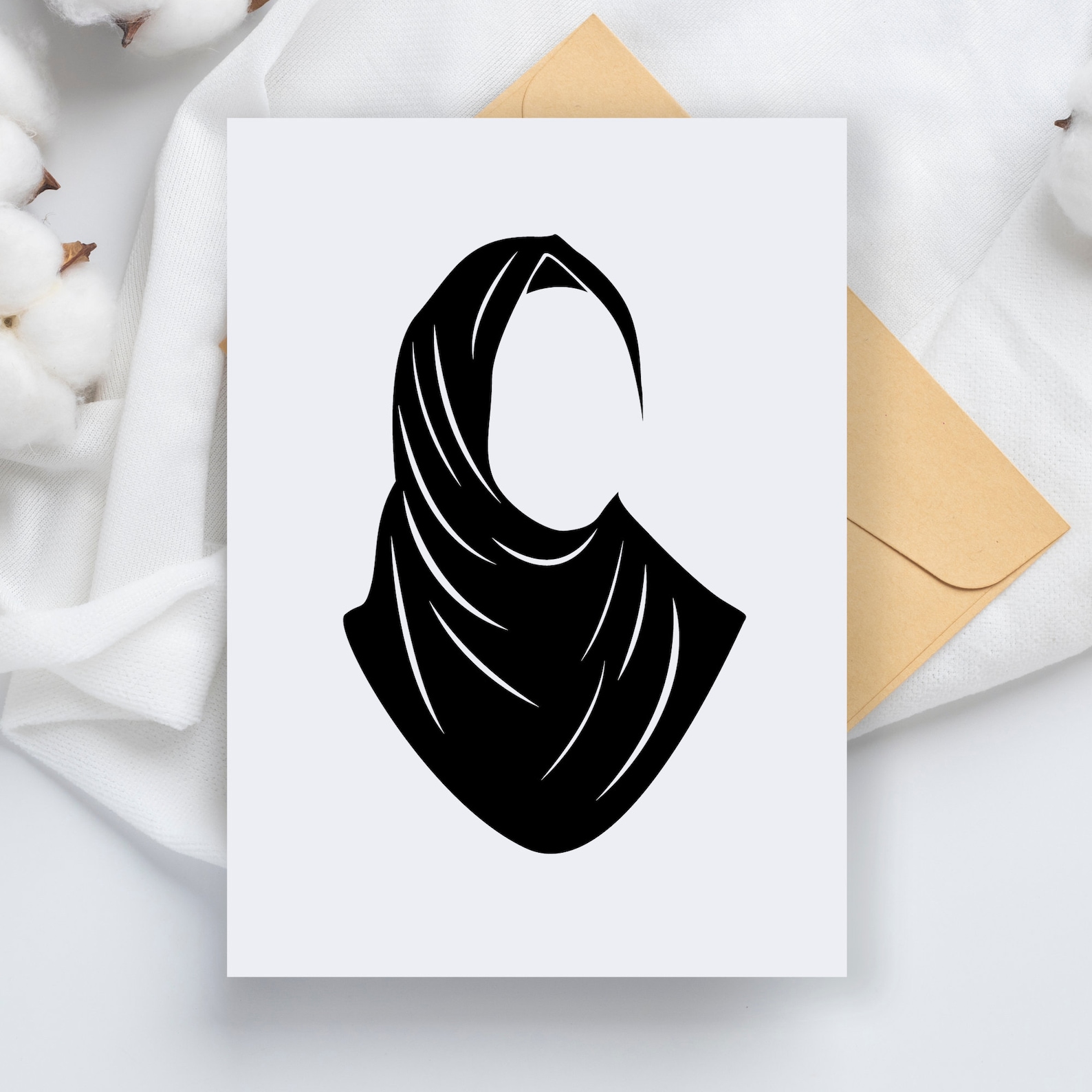 Hijab Bundle SVG, Scarf SVG, Hijab Clipart, Hijab Cut File, Beautiful ...