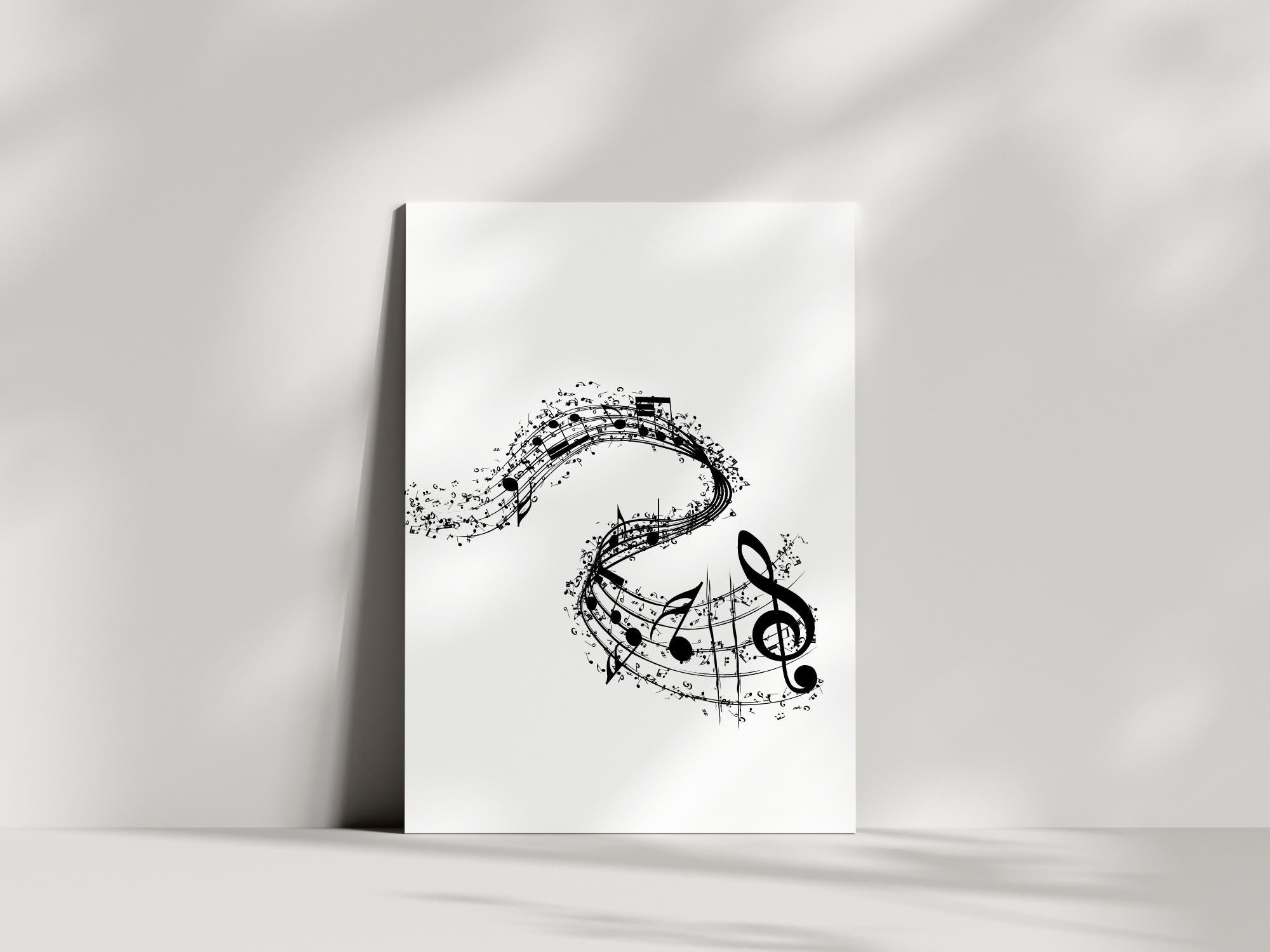 MUSIC NOTES SVG, Music Notes Bundle Svg, Music Notes Clipart , Music ...