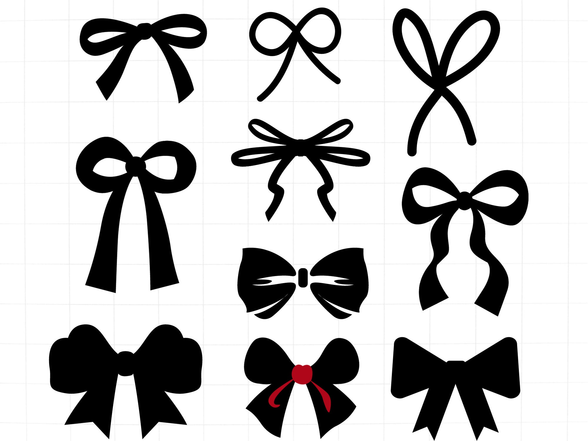Bow Tie Svg , Bow Vector,bow Clipart, Bow Svg Bundle, Cheer Bow, Bow ...