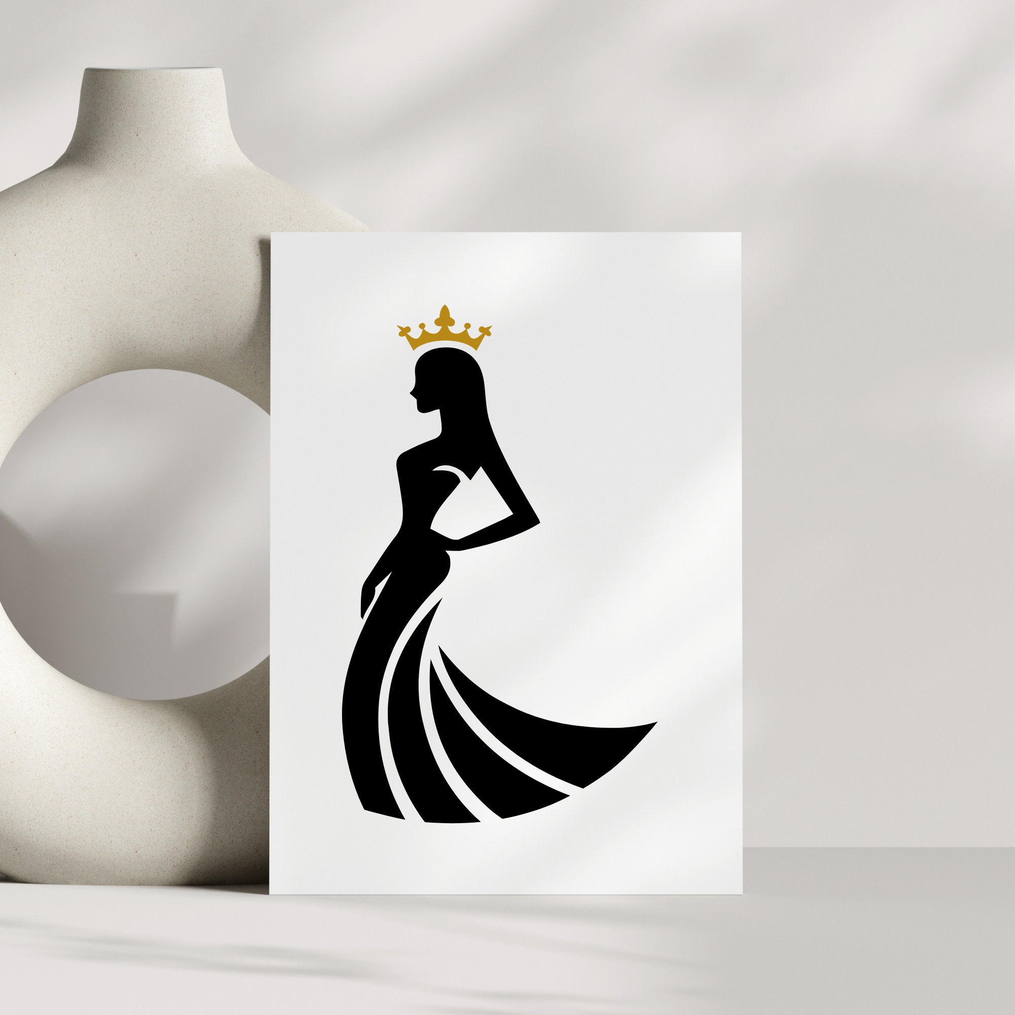 Queen Svg, Princess Svg, Crown Svg, Woman SVG, Hat SVG, Bridal Crowns ...