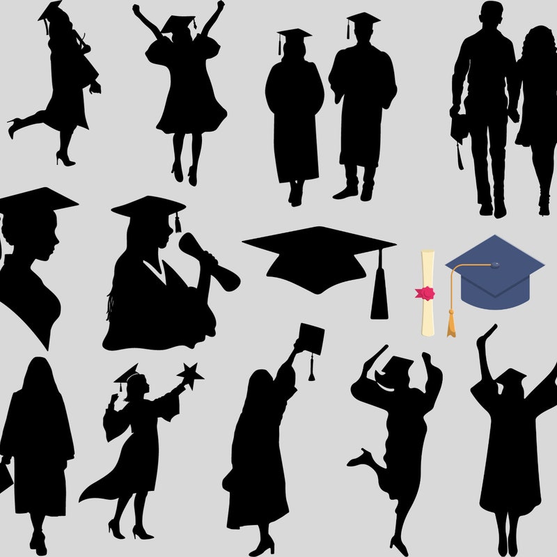 Grad Silhouette - Etsy