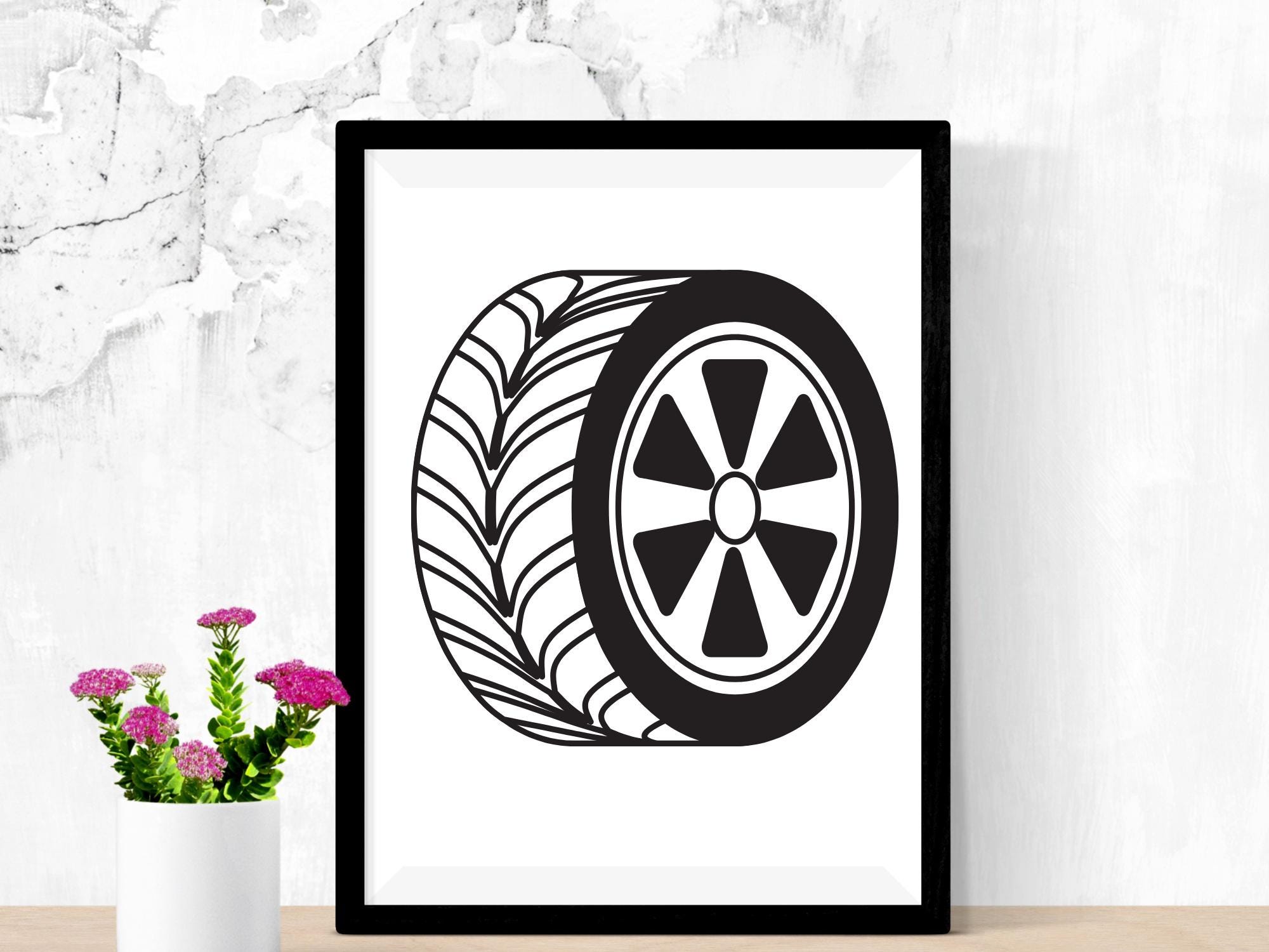Tires SVG Bundle, Car Tires Svg , Wheel Svg, Car Tire Svg, Wheel ...