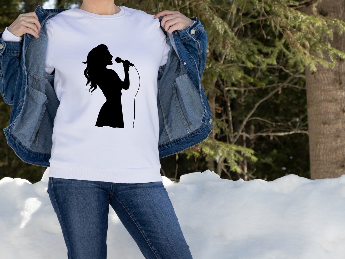 Singer Svg, Singing People Svg, Women Singing Song , Dancing and ...