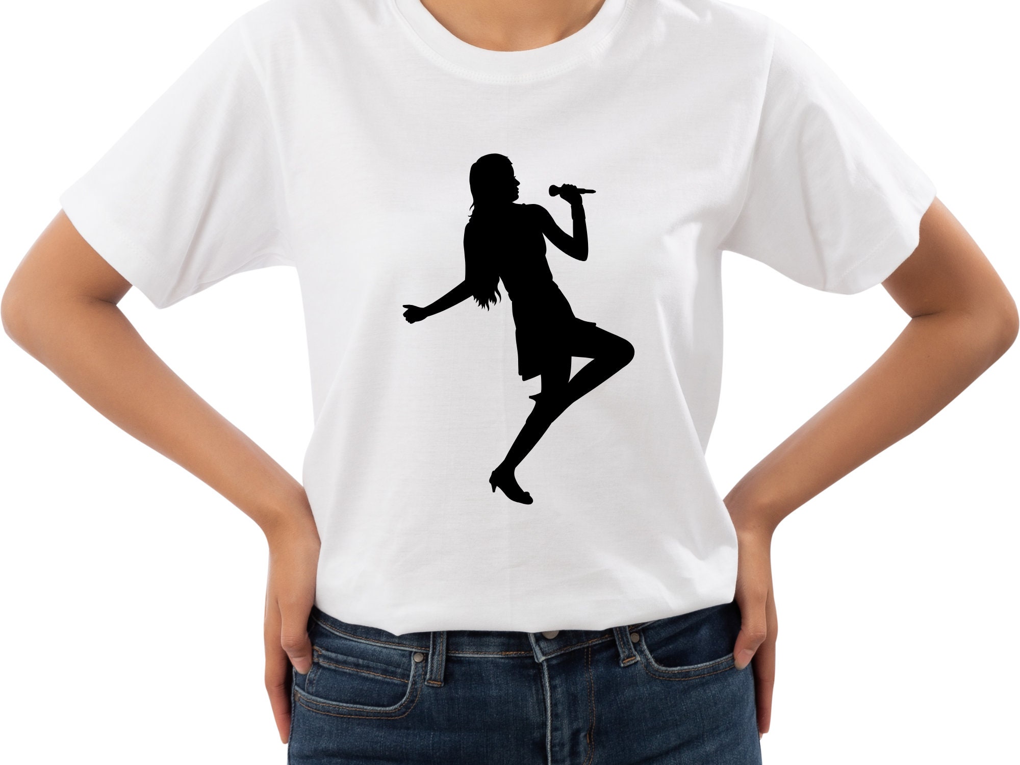 Singer Svg, Singing People Svg, Women Singing Song , Dancing and ...