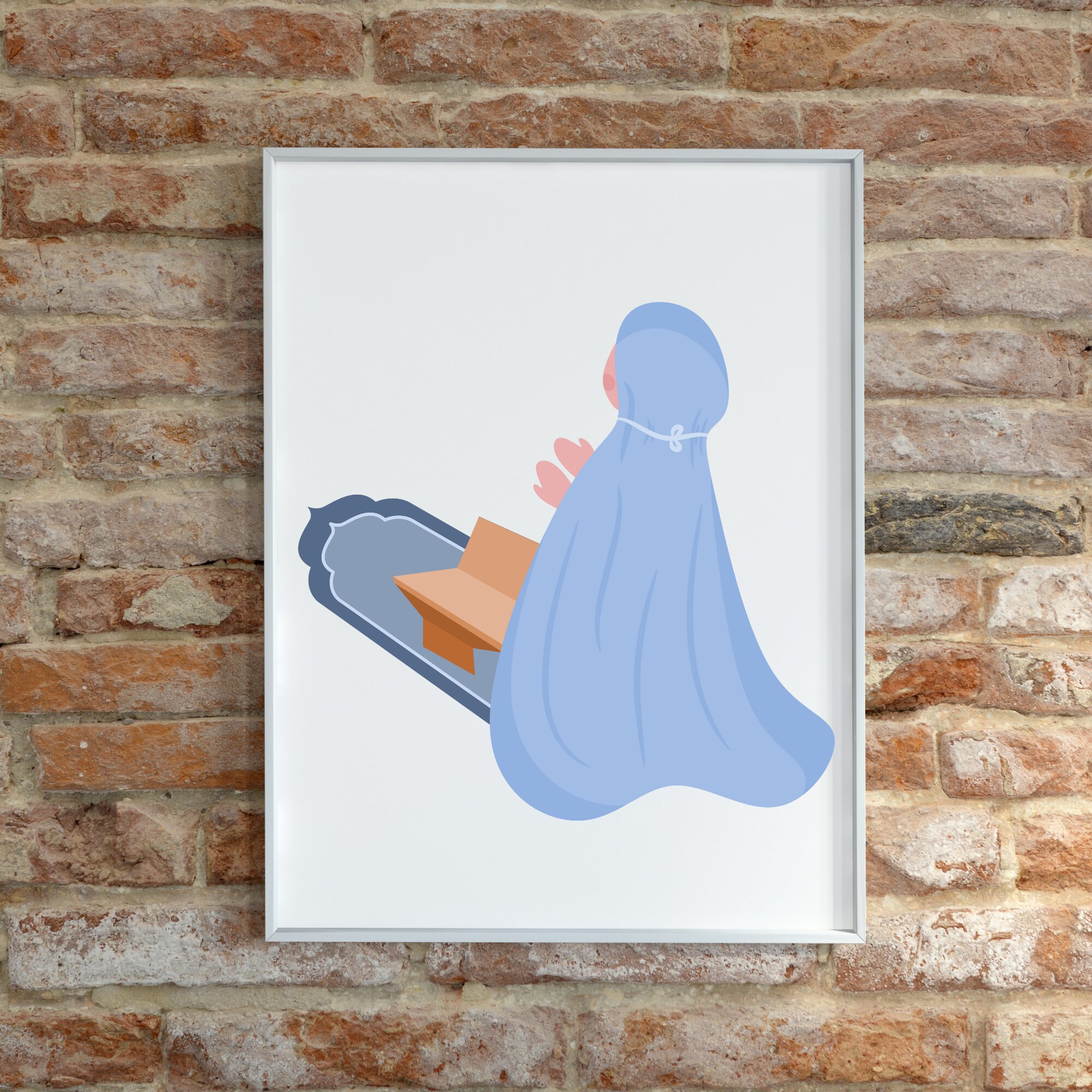 Women Prayer Clipart , Islamic Portrait , Islamic Prayer Sticker ...