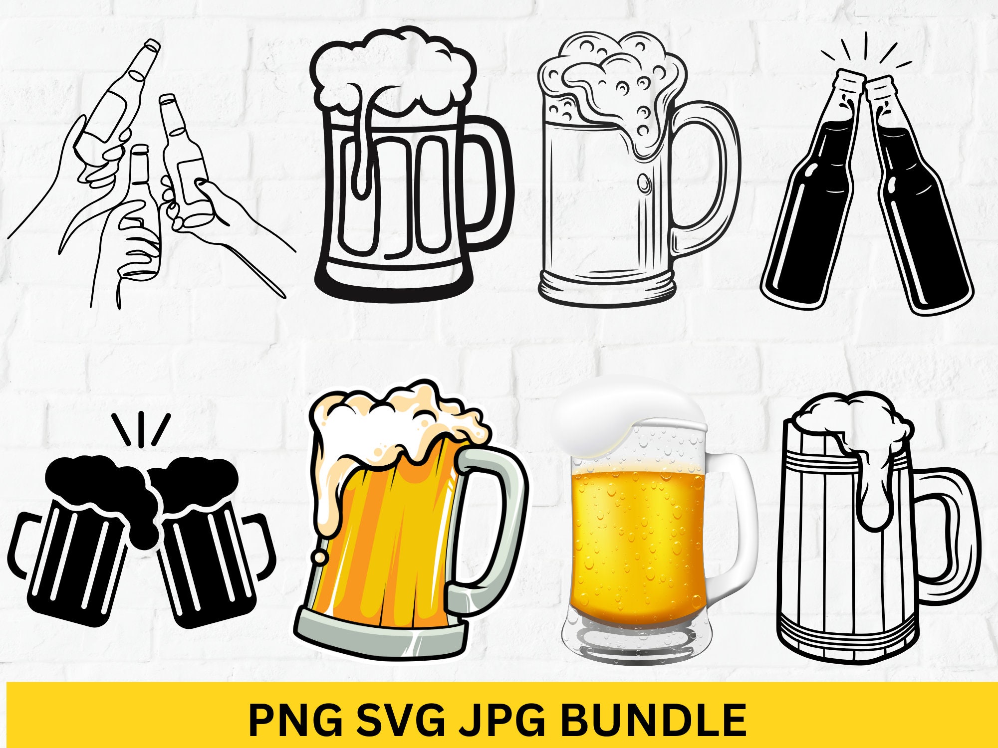 Beer Mug Svg, Alcohol Svg, Beer Mug Png, Beer Clipart, Wine and Beer ...