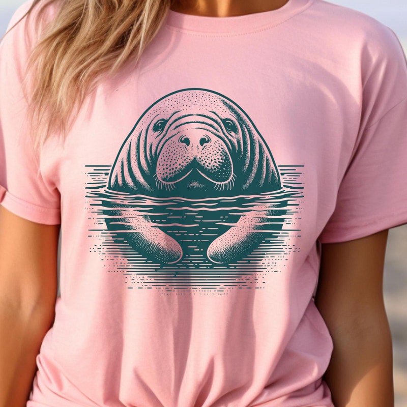Manatee T Shirt - Etsy