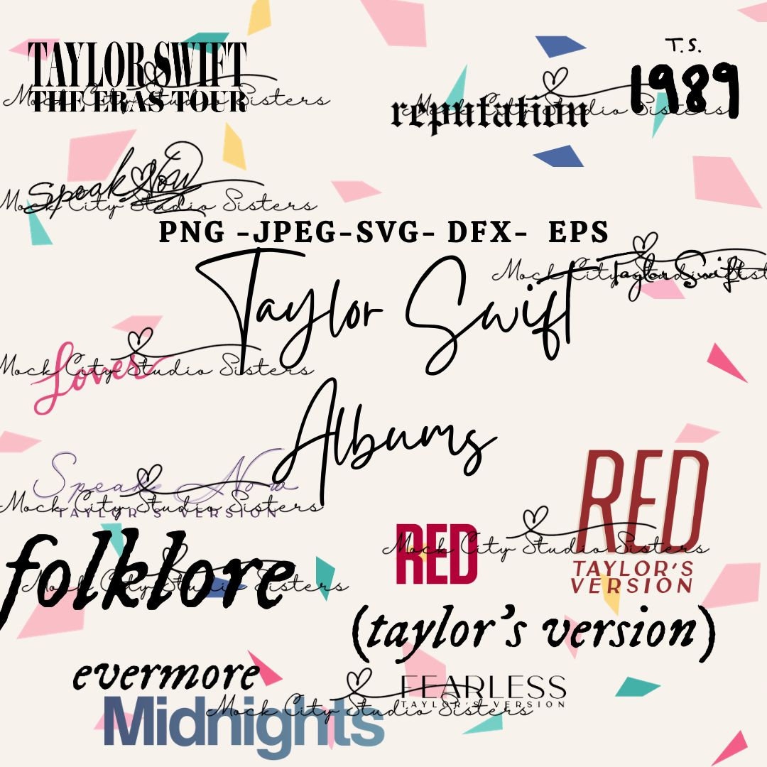 Taylor Swift Album Art UPDATED With TPD - Etsy