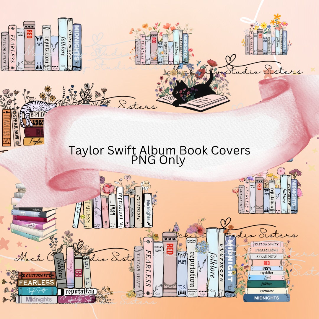 UPDATED Taylor Swift Book Covers Albums Bundle UPDATED With TPD Toured ...