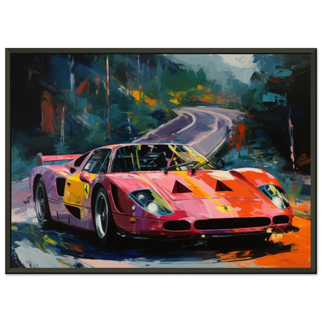 Ferrari F40 henri Matisse Premium Poster Made of Matte Paper With a ...