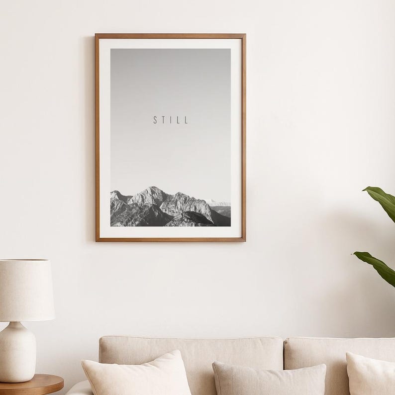 STILL Printable Poster – Minimalist Word Art From “A State of Being ...