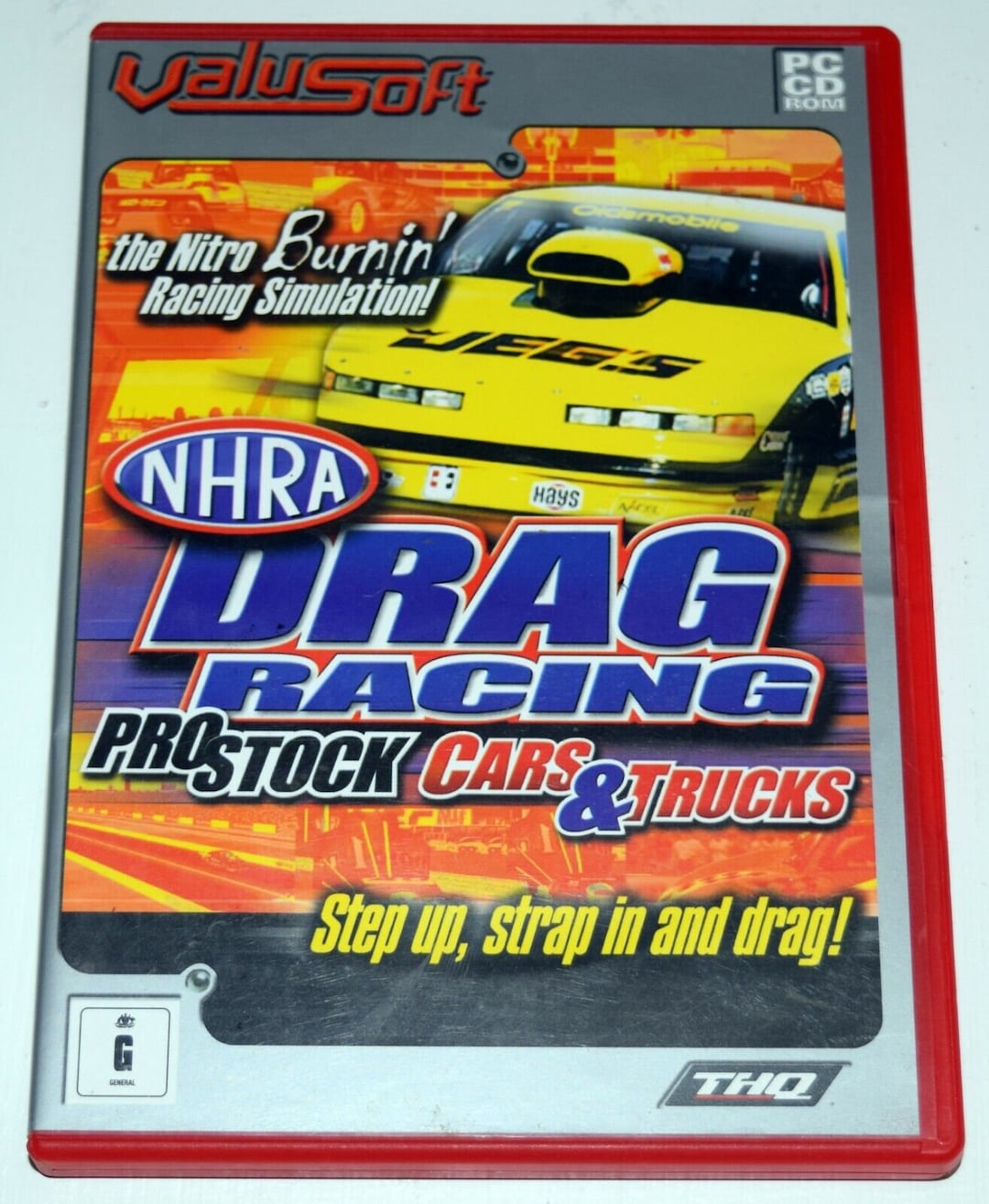 NHRA Drag Racing Pro Stock Cars & Trucks PC CD Rom 2003 Computer Video ...