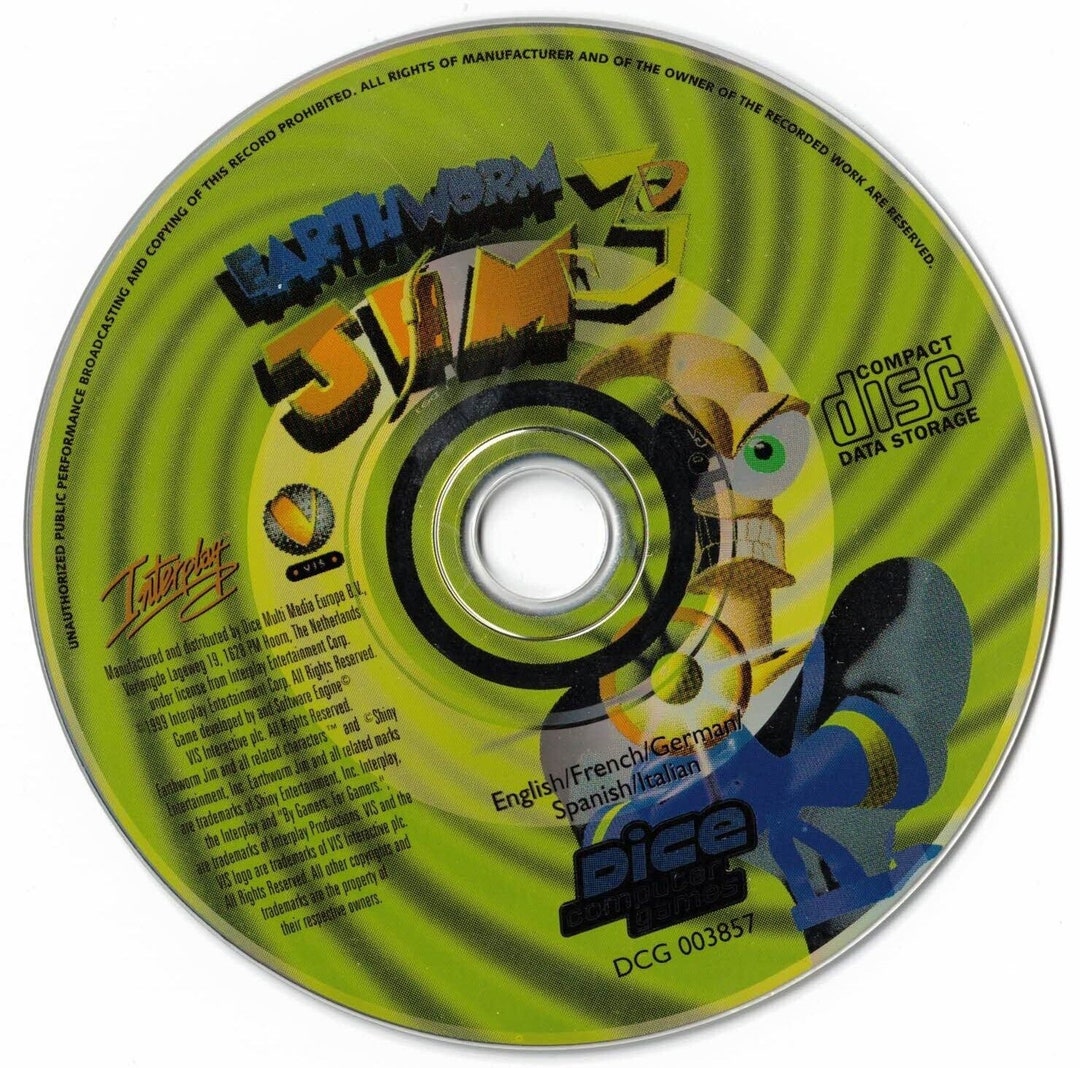 Earthworm Jim 3D PC CD Rom 1999 Computer Video Game - Etsy