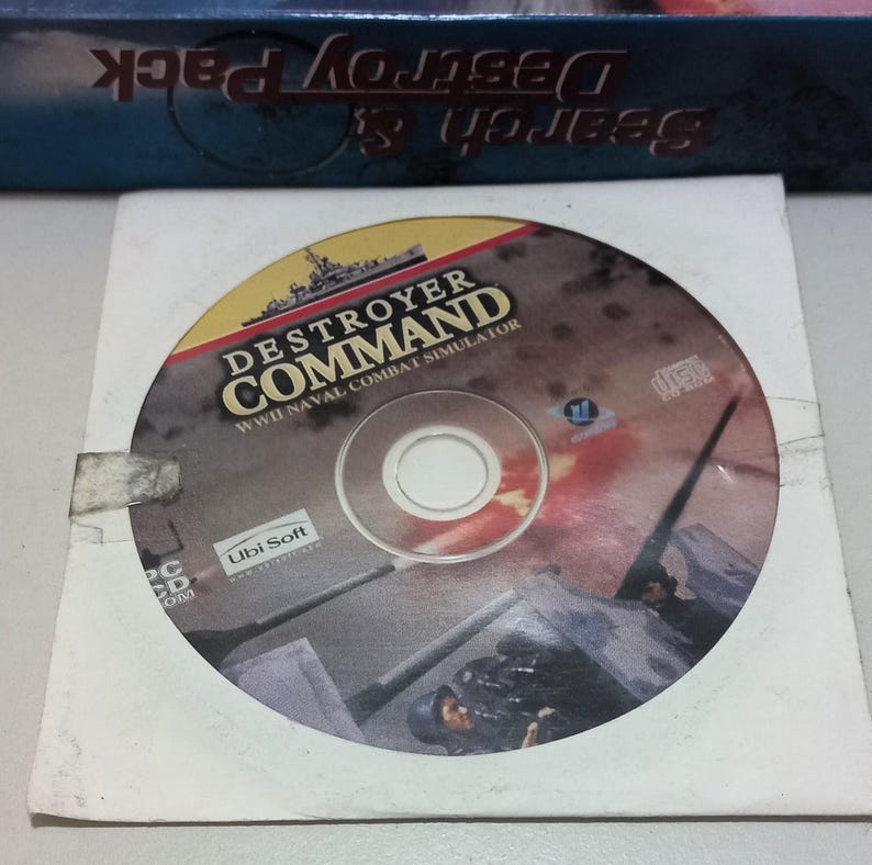 Search & Destroy Pack PC Game Big Box Destroyer Command Silent Hunter ...