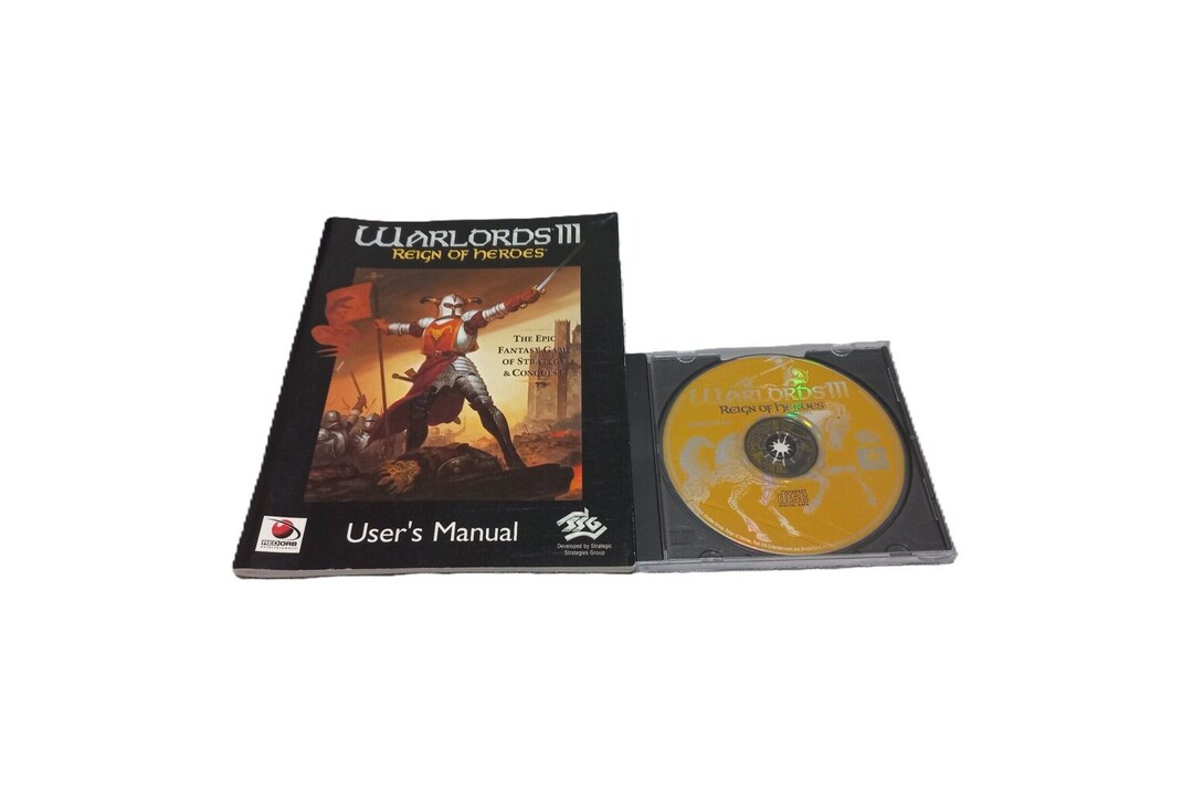 Warlords III 3 Reign of Heroes PC Game CD Rom Red Orb 1997 - Etsy