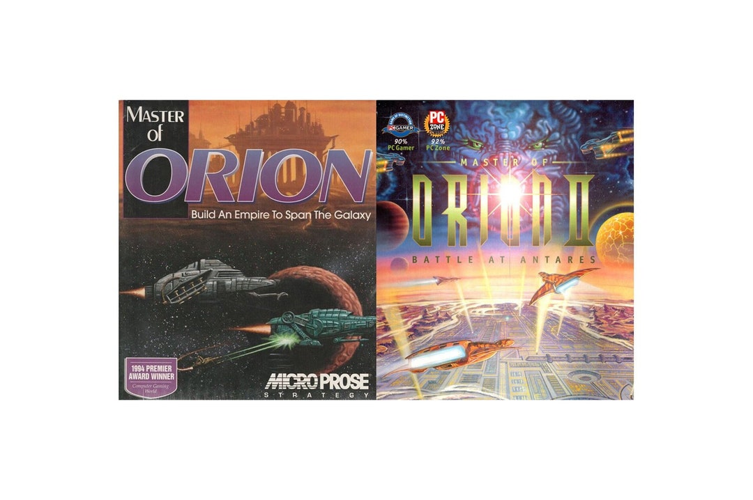 Master of Orion Collection 1+2 Battle at Antares PC Mac Game 1996 ...