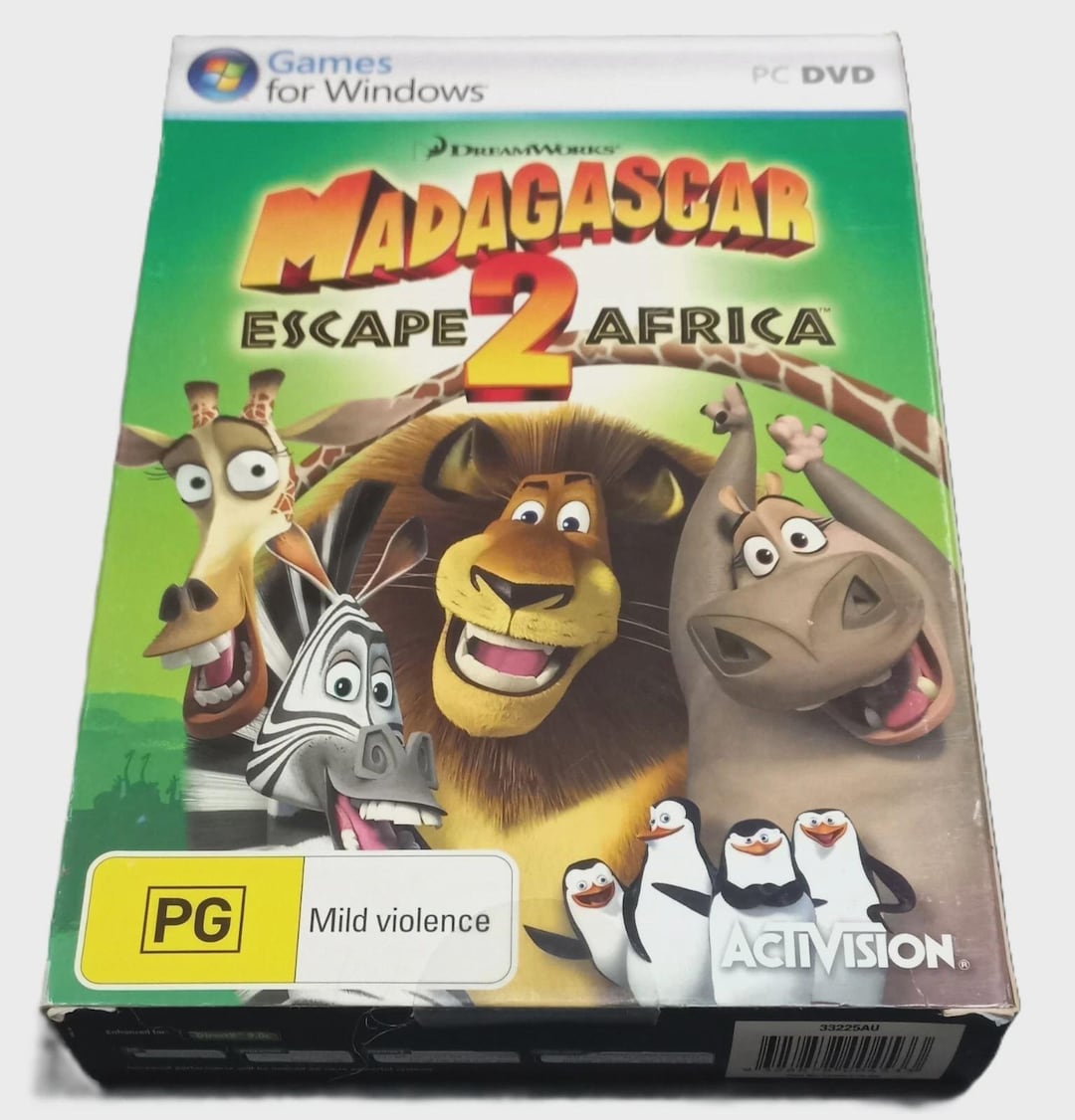Madagascar: Escape 2 Africa PC Game DVD Rom Complete in Box - Etsy