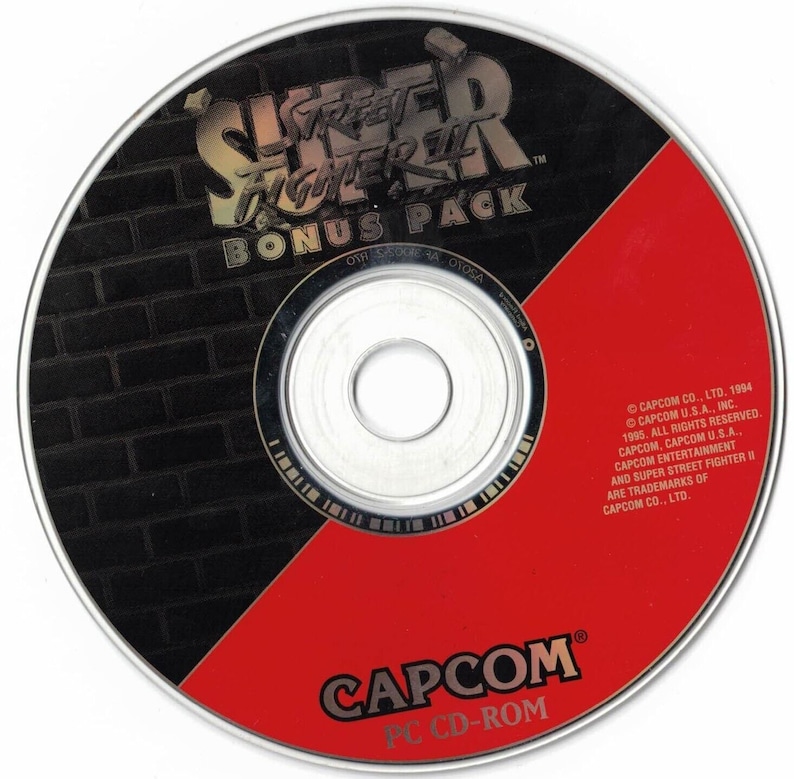Super Street Fighter II Bonus Pack PC Game CD Rom 1996 Capcom - Etsy ...