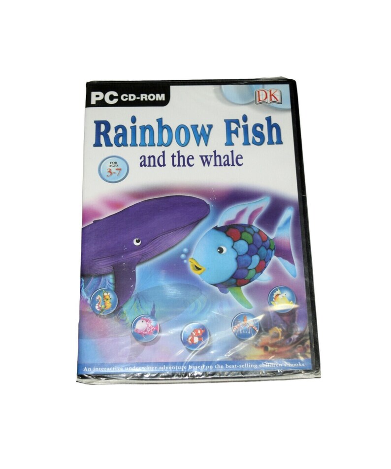 Rainbow Fish and the Whale PC CD Rom 2001 Computer Video Game ...