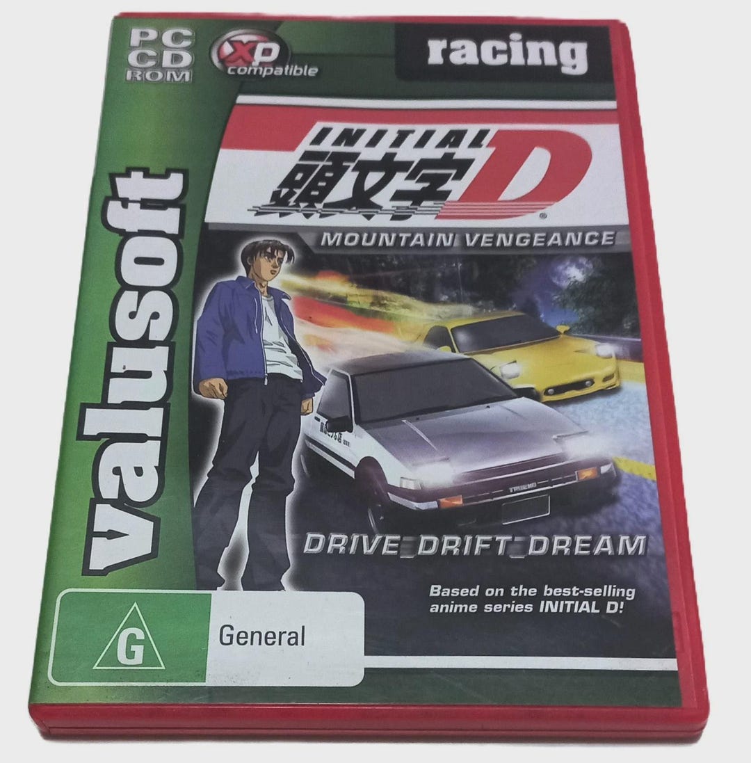 Initial D: Mountain Vengeance PC Game CD Rom 2003 - Etsy