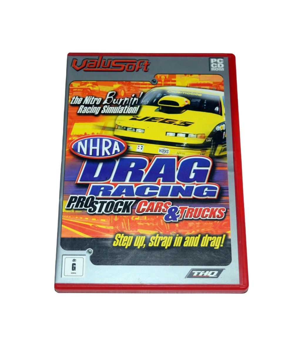 NHRA Drag Racing Pro Stock Cars & Trucks PC CD Rom 2003 Computer Video ...