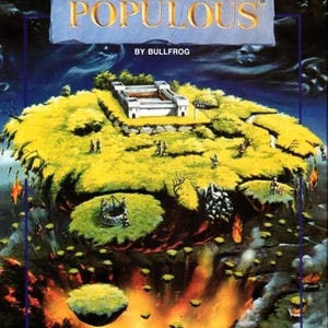 Populous PC Game CD Rom 1989 Ms-dos Bullfrog Retro Vintage - Etsy