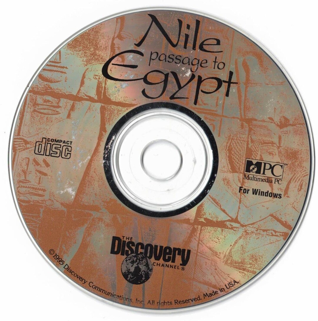 Nile: Passage to Egypt PC Game CD Rom 1995 Discovery Channel - Etsy