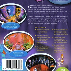 Rainbow Fish and the Whale PC CD Rom 2001 Computer Video Game ...