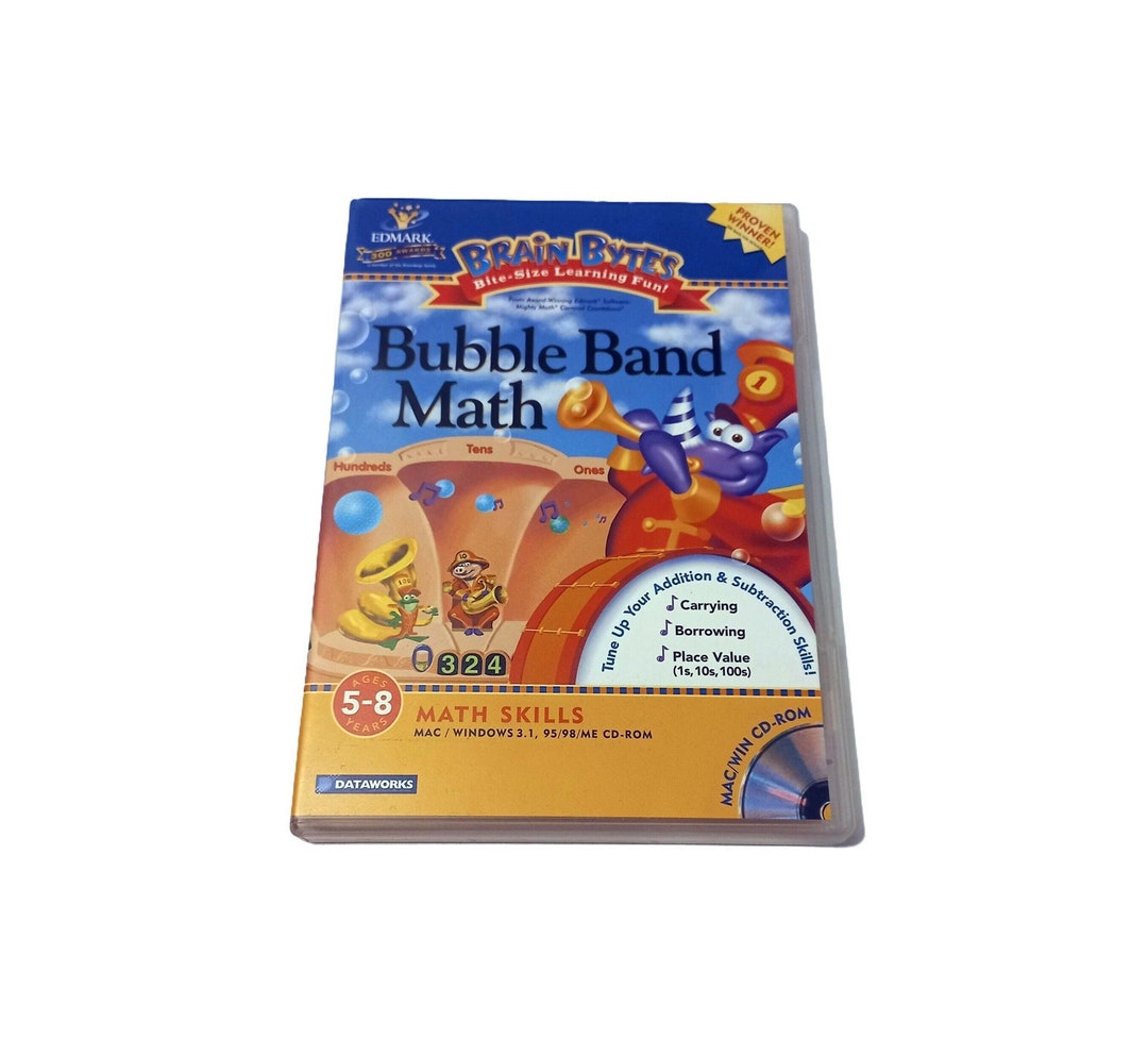 Brain Bytes: Bubble Band Math PC Mac CD Rom Educational Mathematics ...