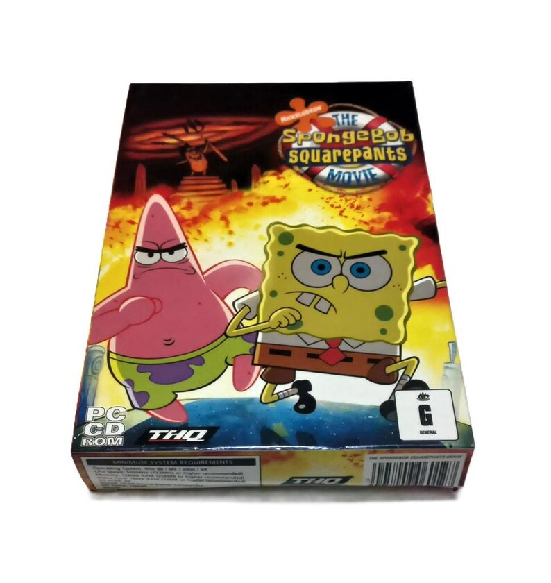 The Spongebob Squarepants Movie PC Game CD Rom 2004 Complete in Box - Etsy