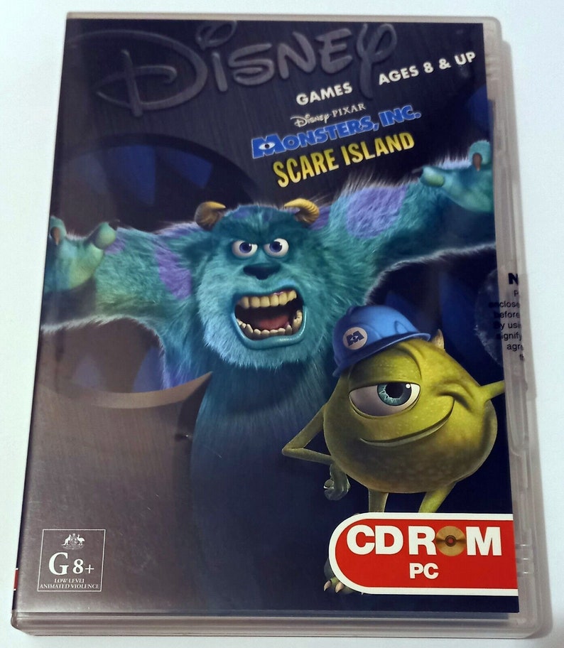 Disney Pixar Monsters Inc Scare Island PC CD Rom Computer - Etsy