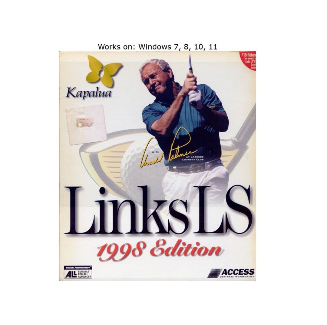 Links LS 1998 Edition PC Golf Game Brand New Access Software (windows ...