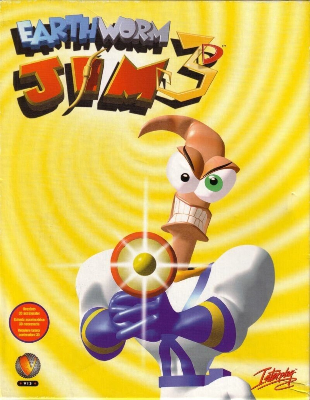 Earthworm Jim 3D PC CD Rom 1999 Interplay Computer Video Game - Etsy