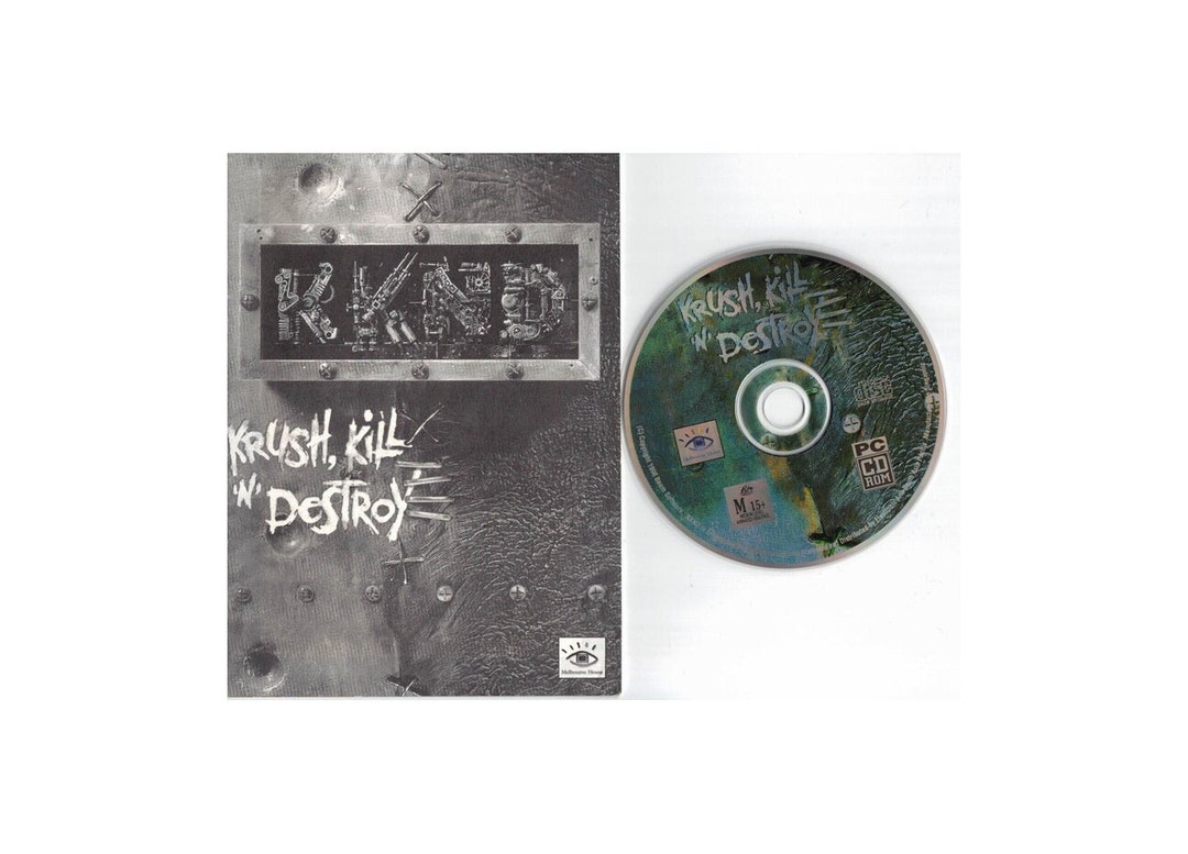 KKND: Krush Kill 'N Destroy PC CD Rom Beam Software 1997 Computer Video ...