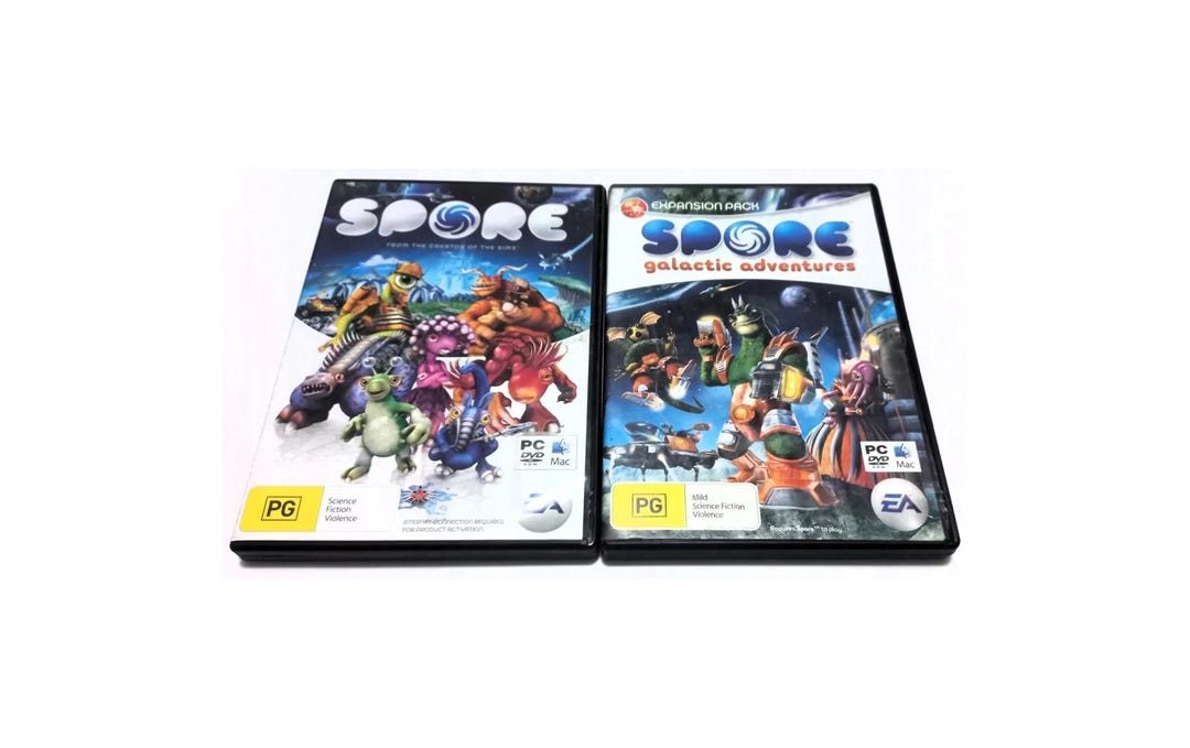 Spore Galactic Adventures PC Mac DVD Rom Computer Video Game - Etsy