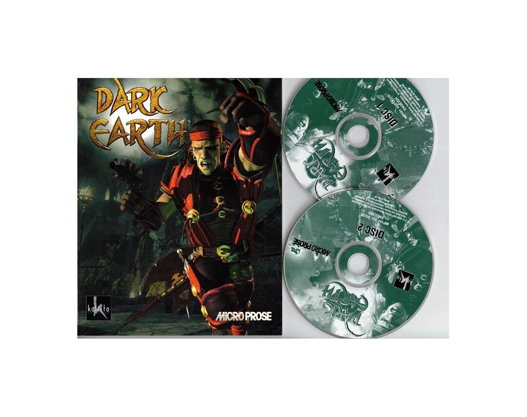 Dark Earth PC Game CD Rom 1997 Microprose - Etsy