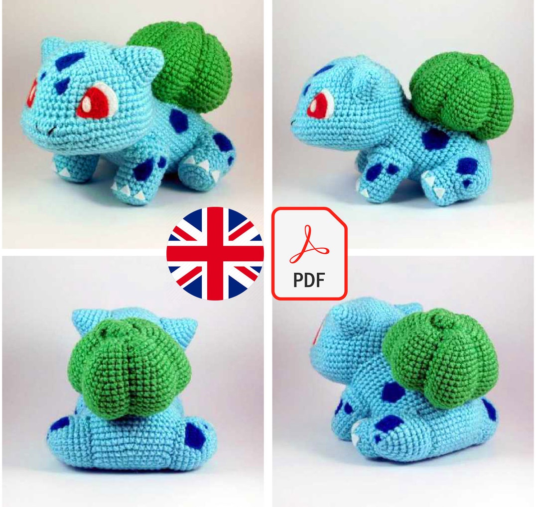 Bulbasaur Crochet Pattern Amigurumi Pattern Pdf File - Etsy