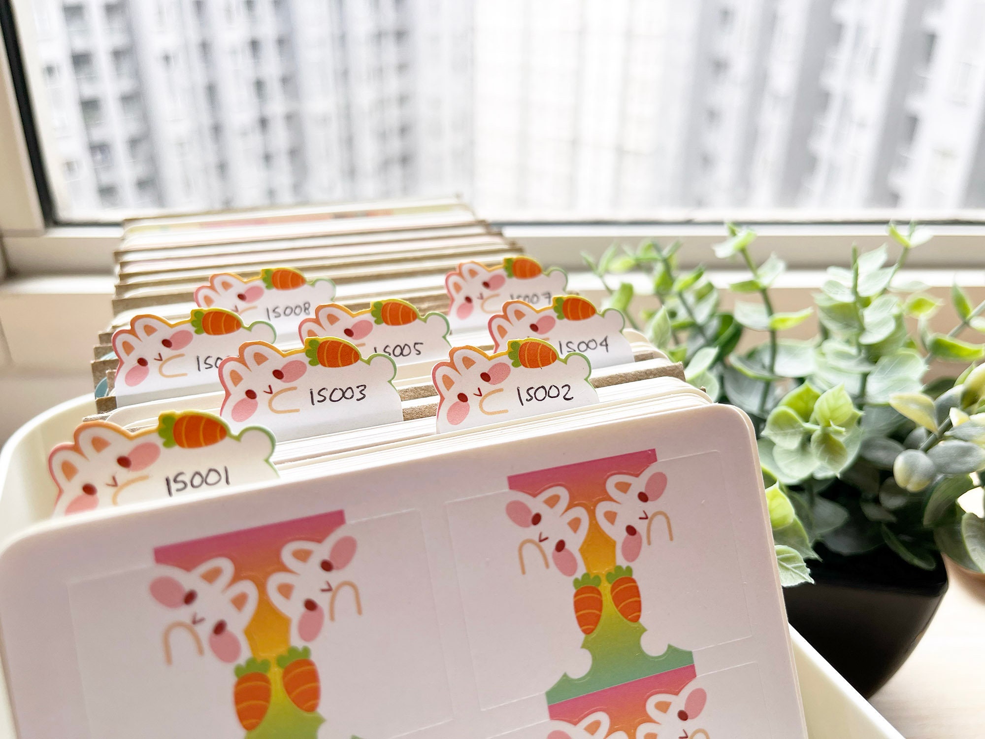 Cute Kawaii Bujo Rainbow Pastel Journal Planner Index Tab - Etsy