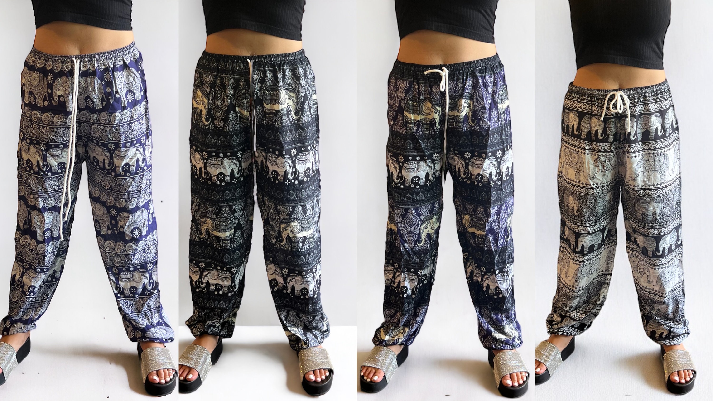Bohemian Thai Elephant Pants A Fusion of Comfort and Exotic - Etsy