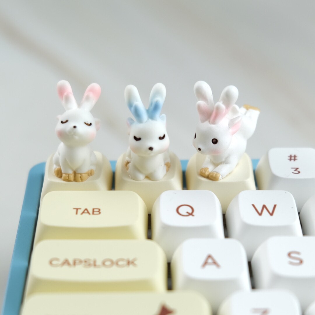 Adorable DEER KEYCAPS, Charming Deer Keycaps , Deer Keycap Esc Key ...