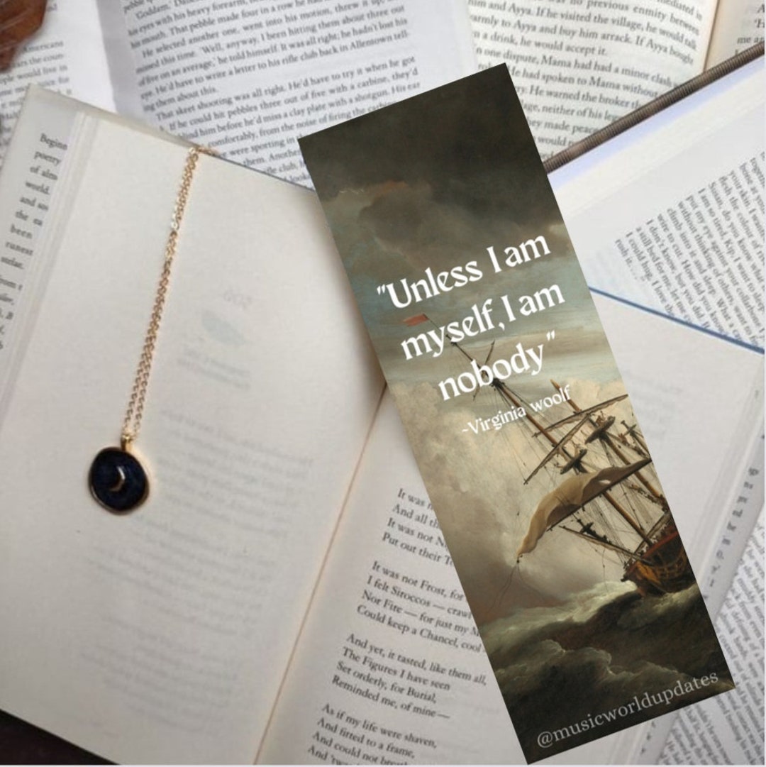 Virginia Woolf Printable Bookmark Vintage Bookmark Printable Bookmarks ...